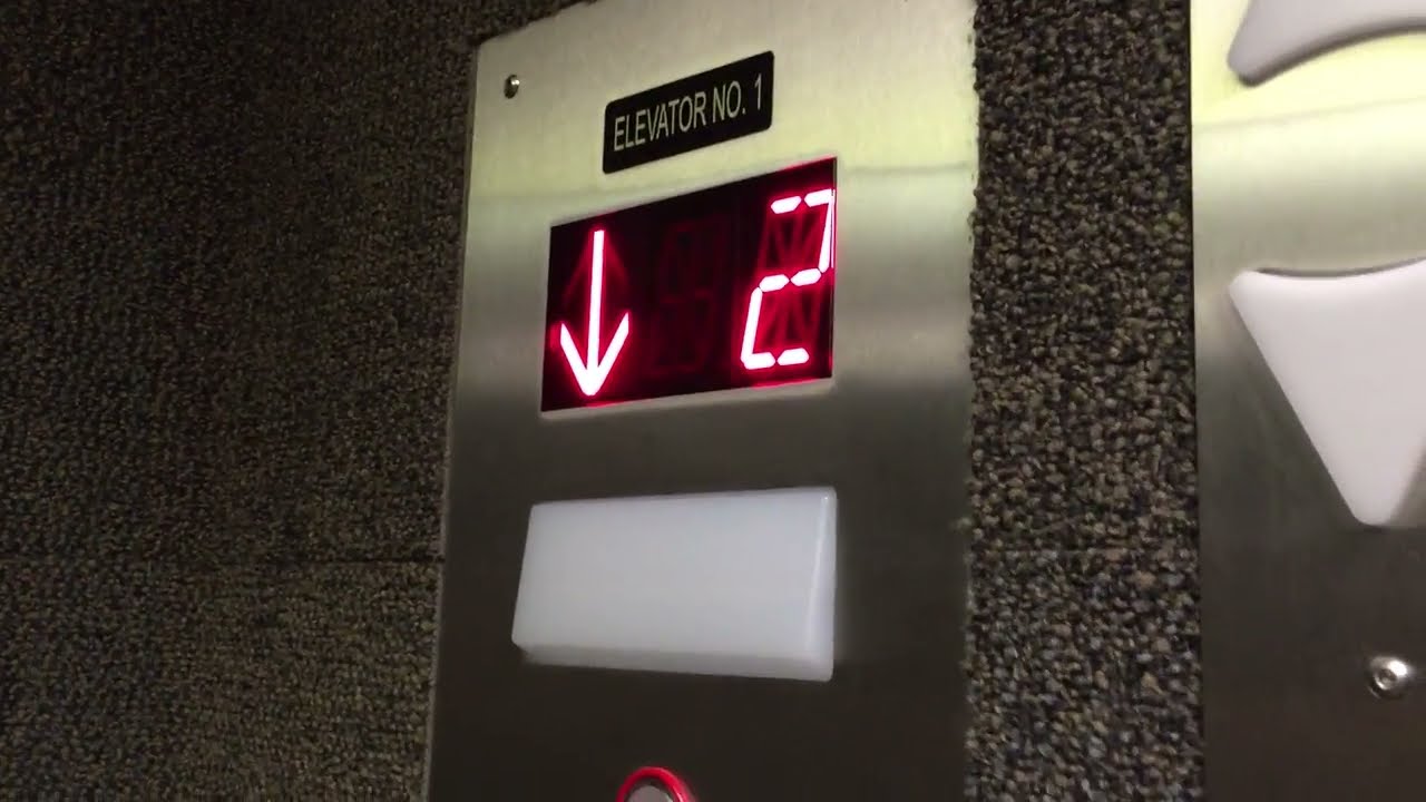 HUGE Modded Dover Hydraulic Elevator @ Houston Museum of Natural Science, Houston TX