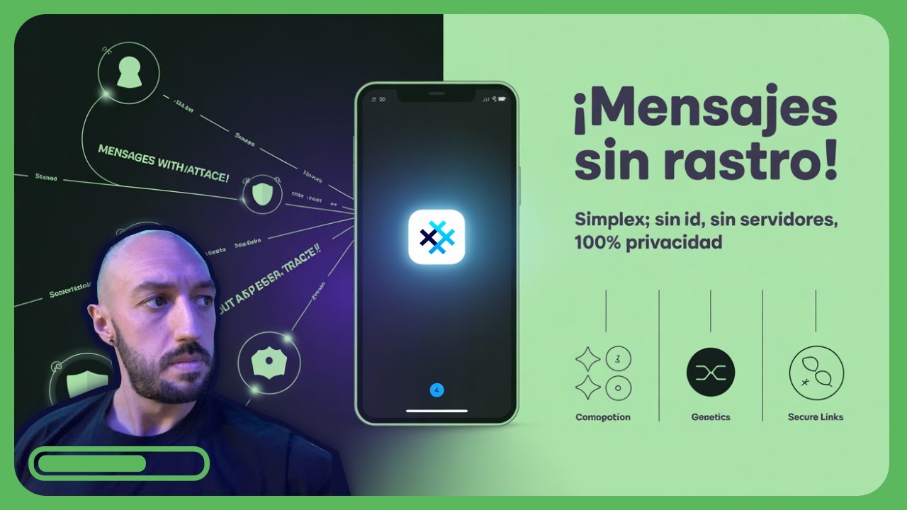 16.4 🧬💬 Prueba SimpleX ¿La app MÁS PRIVADA del planeta? (sin número, sin ID) 🚀