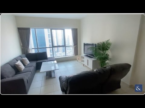 Furnished 2-BR with stunning city and sea views in Dubai Marina