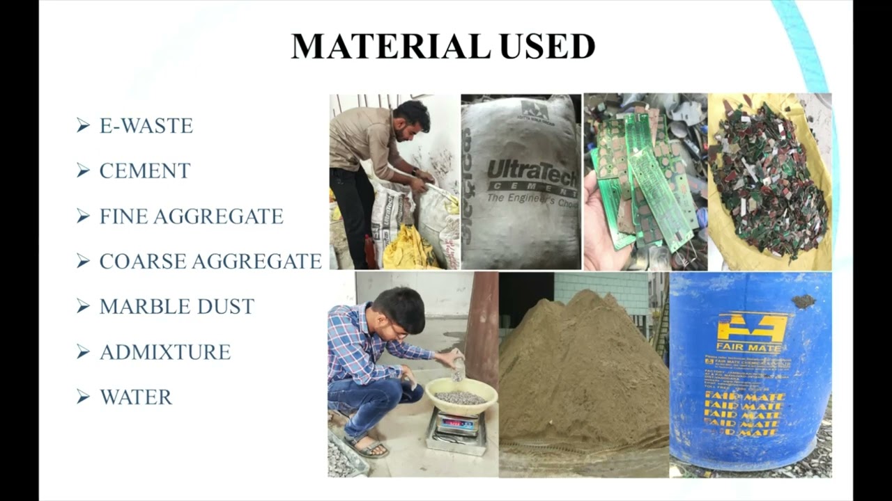 Innovative Use of E-Waste in Concrete: A Study on Eco-Friendly ...