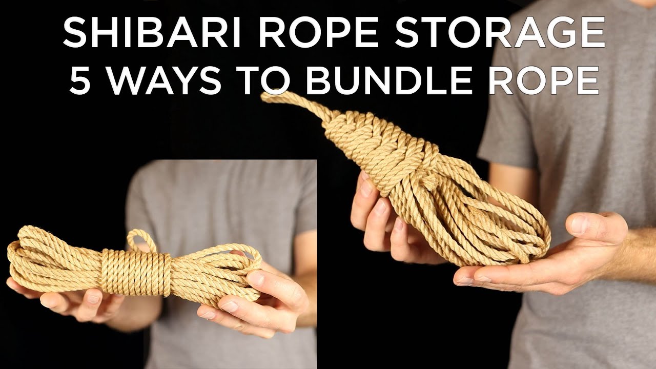 Shibari Rope Storage - 5 ways to bundle your rope - Long term storage and more!