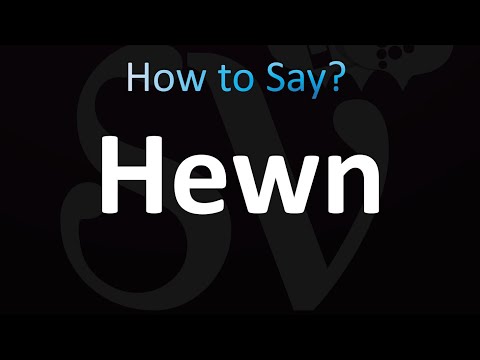 How to Pronounce Hewn (CORRECTLY!)