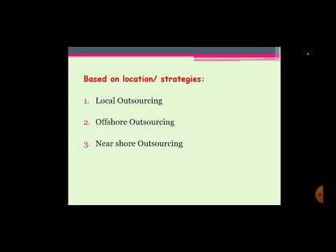 Outsourcing notes - meaning, definition, merits and demerits