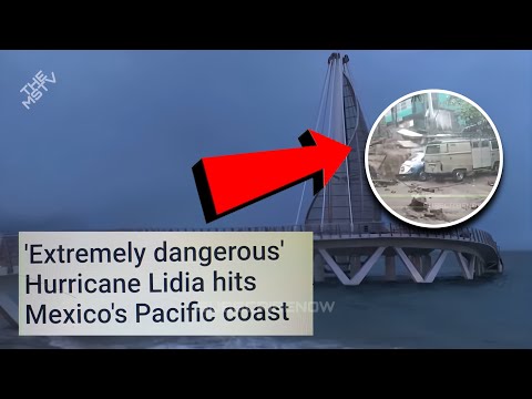 Dangerous Hurricane Lidia hits Mexico's PROMO | TheMSTV
