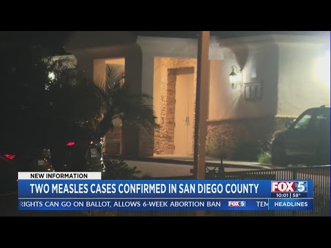 Two measles cases confirmed in SD County
