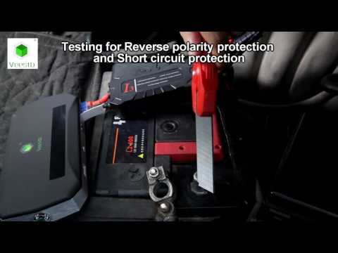 Veestb the latest smart clamps of car jump starter I3 test video