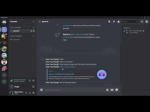 How To Add A Music Bot (Discord Groovy)
