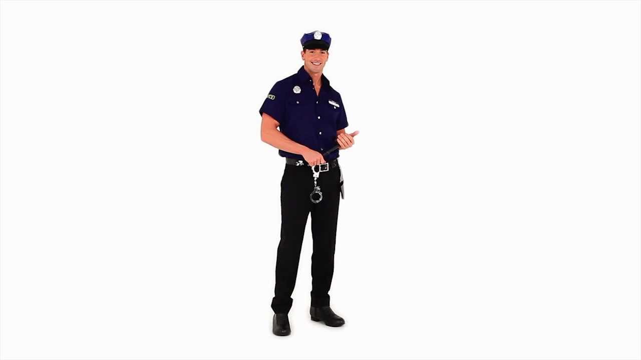 Men's Cop Costume/ Police Costume