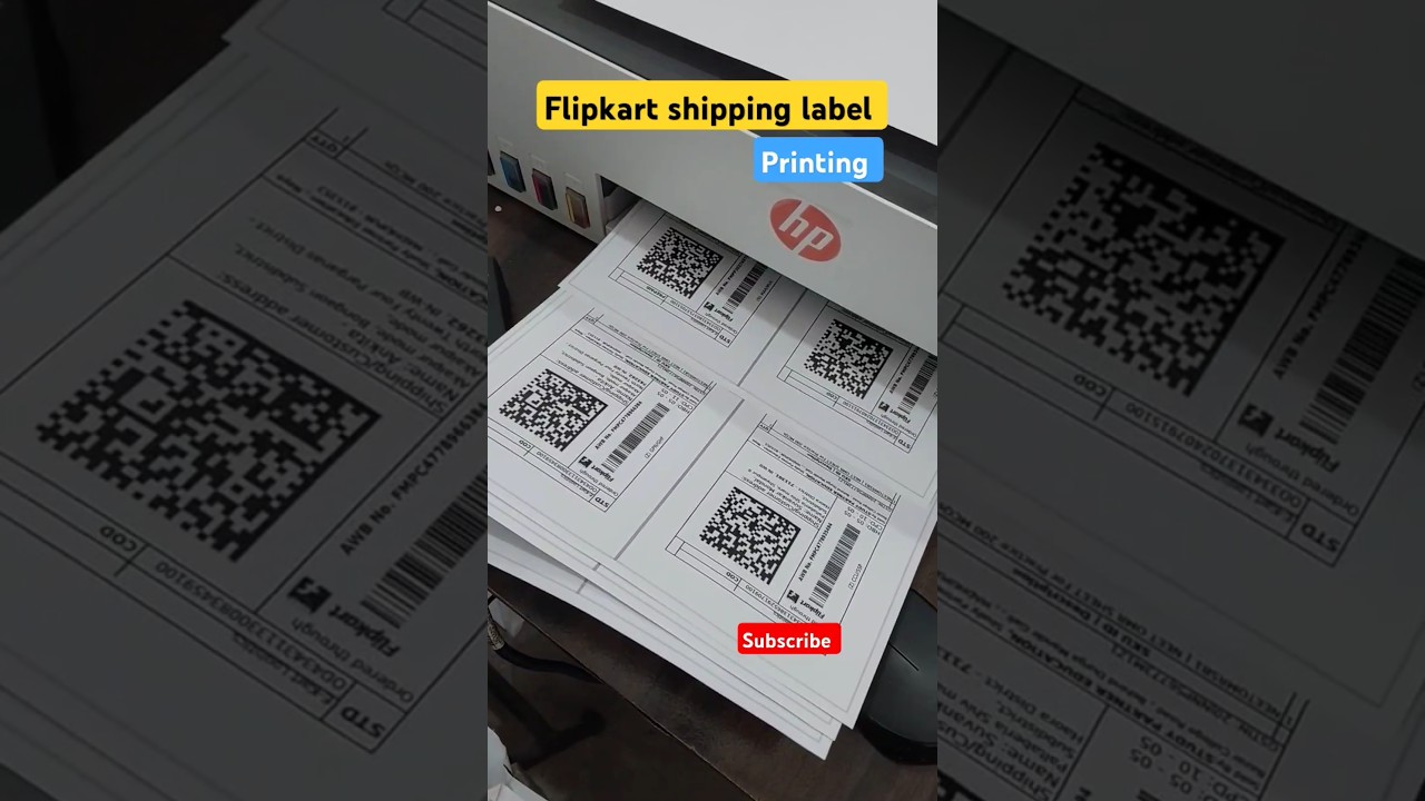 flipkart shipping label printing #printer #flipkart #ecommerce flipkart seller #onlinebusiness