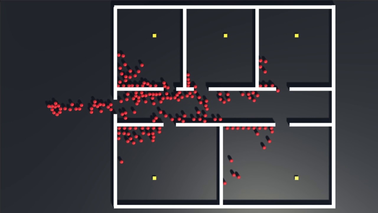 Crowd Simulation using Boids