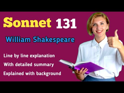 Thou art as tyrannous, so as thou art, || Sonnet 131 by William Shakespeare || #poetry #sonnet