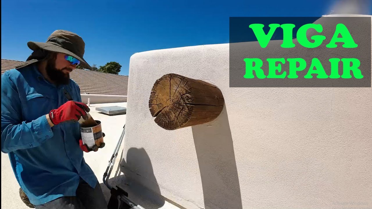 Fixing and Replacing Vigas at a House