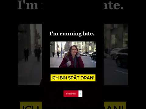 ICH BIN SPÄT DRAN! @englishbymovies @eglishforbeginners I AM RUNNING