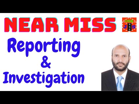 What is a Near Miss? Near Miss Awareness Safety Training Video #hse