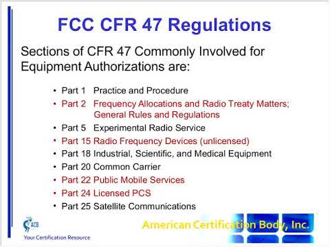 FCC Approval Requirements Process