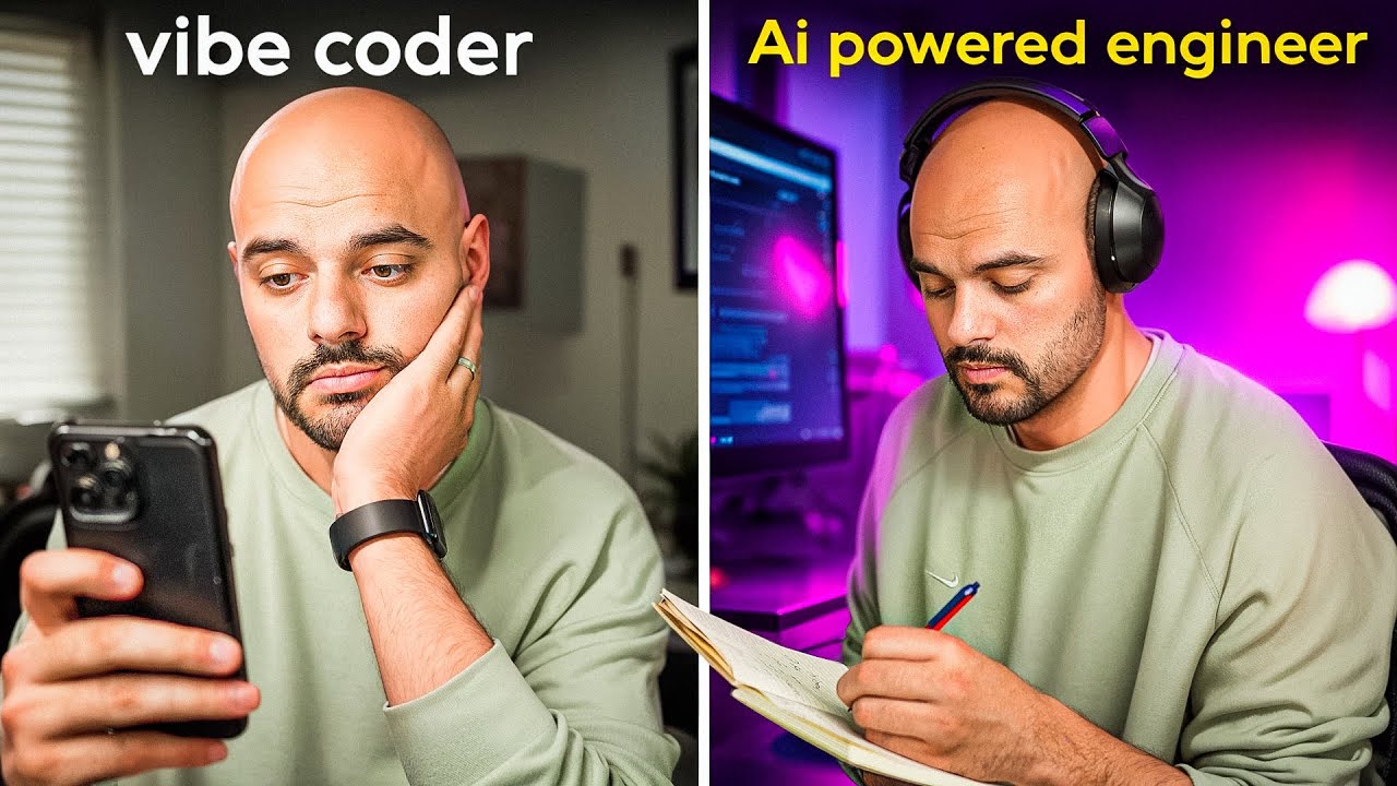 How PROFESSIONAL Software Engineers Code vs Vibe Coding