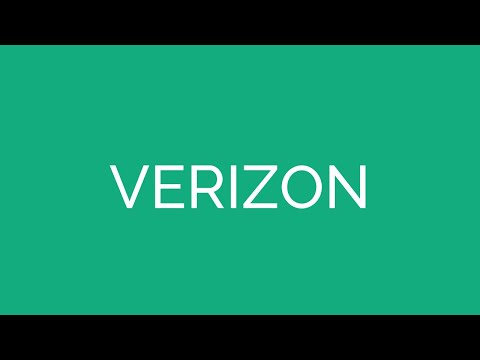 How To Pronounce Verizon