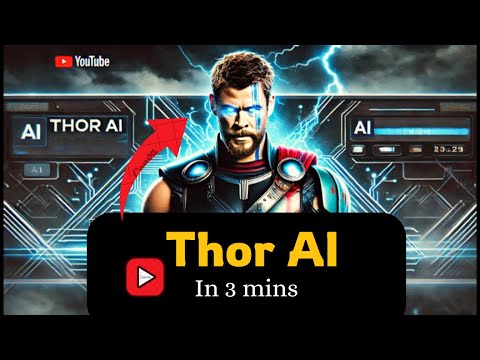 🔨Build Thor AI⚡ Chatbot 100% Offline (Python + DeepSeek) - Marvel AI in 3 Min!