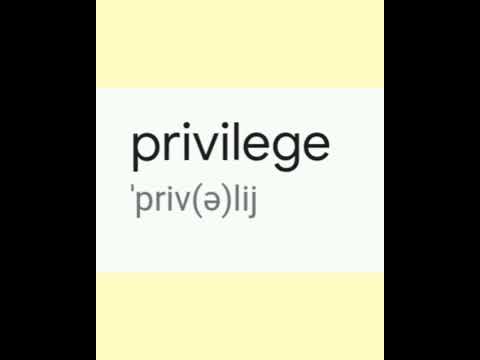 privilege meaning in Hindi#studystudy