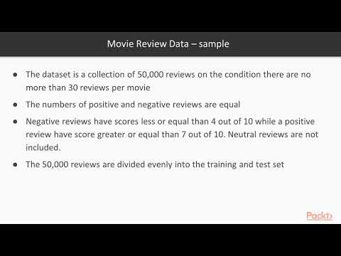 Learn Getting Started with Neural Nets in R Movie Review Data|packtpub com - Mind Luster