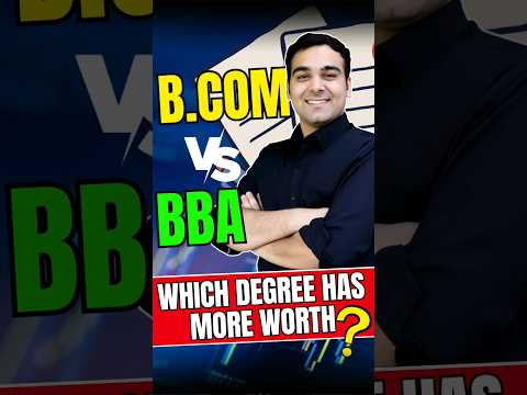 BCOM Vs. BBA🔥कौन सी Degree की ज़्यादा Value हैं? #shorts