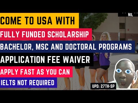 Tuition Free | No Application Fee | Fully Funded Scholarship | Bsc, Msc, PhD | Study In USA For Free