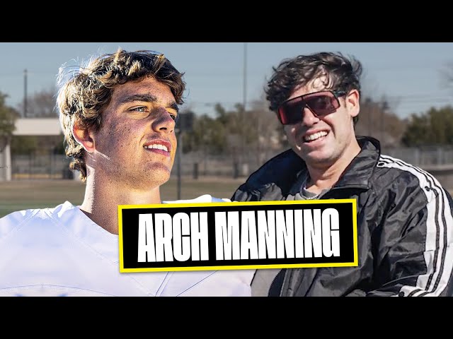 Arch Manning sets the record straight on who's faster between him ...