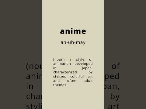 How to pronounce anime || Pronunciation and meaning
