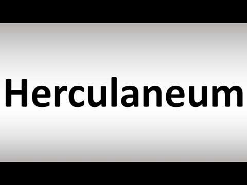 How to Pronounce Herculaneum