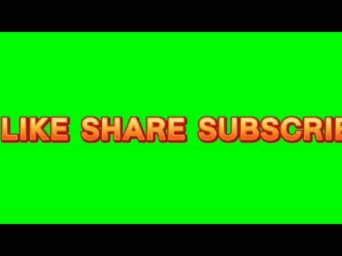 Green screen like share subscribe button (no copyright) Bell icon#subscribe