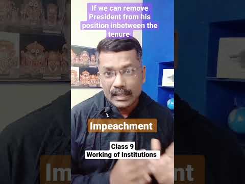 How President of India can be removed from his post in-between the tenure?