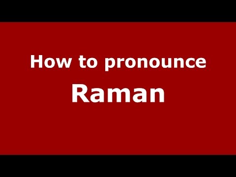 How to pronounce Raman (Brazilian Portuguese/Brazil) - PronounceNames.com