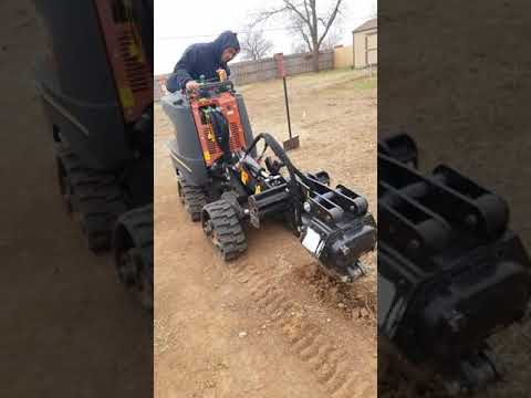 How to bury cable