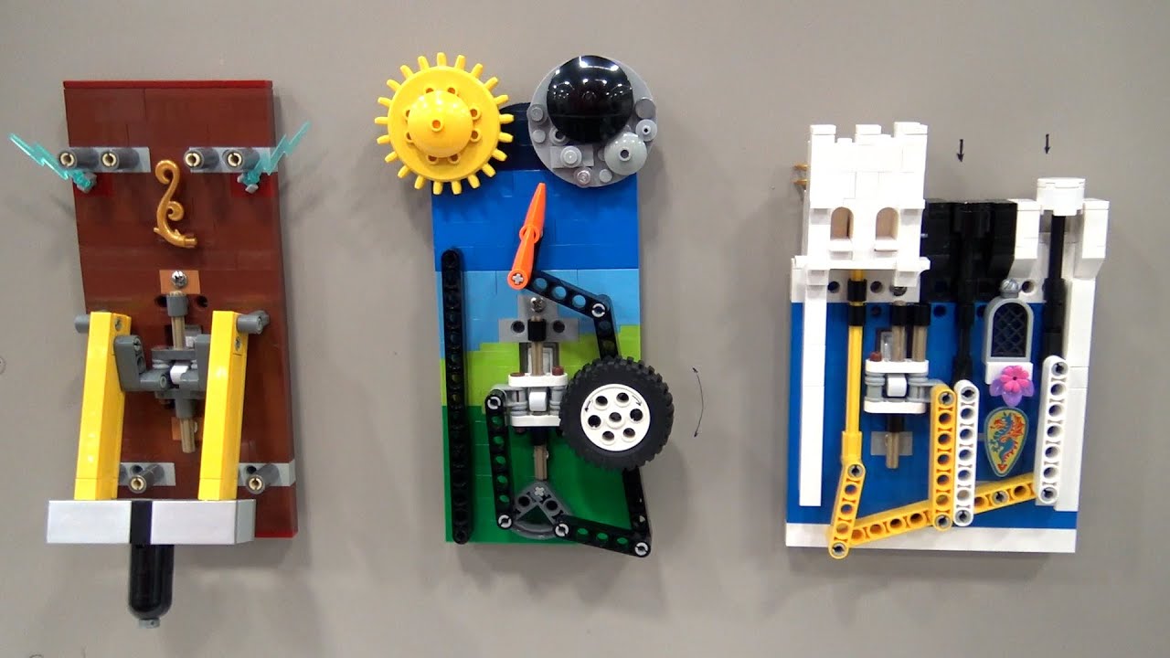 Functional LEGO Lightswitch Wall