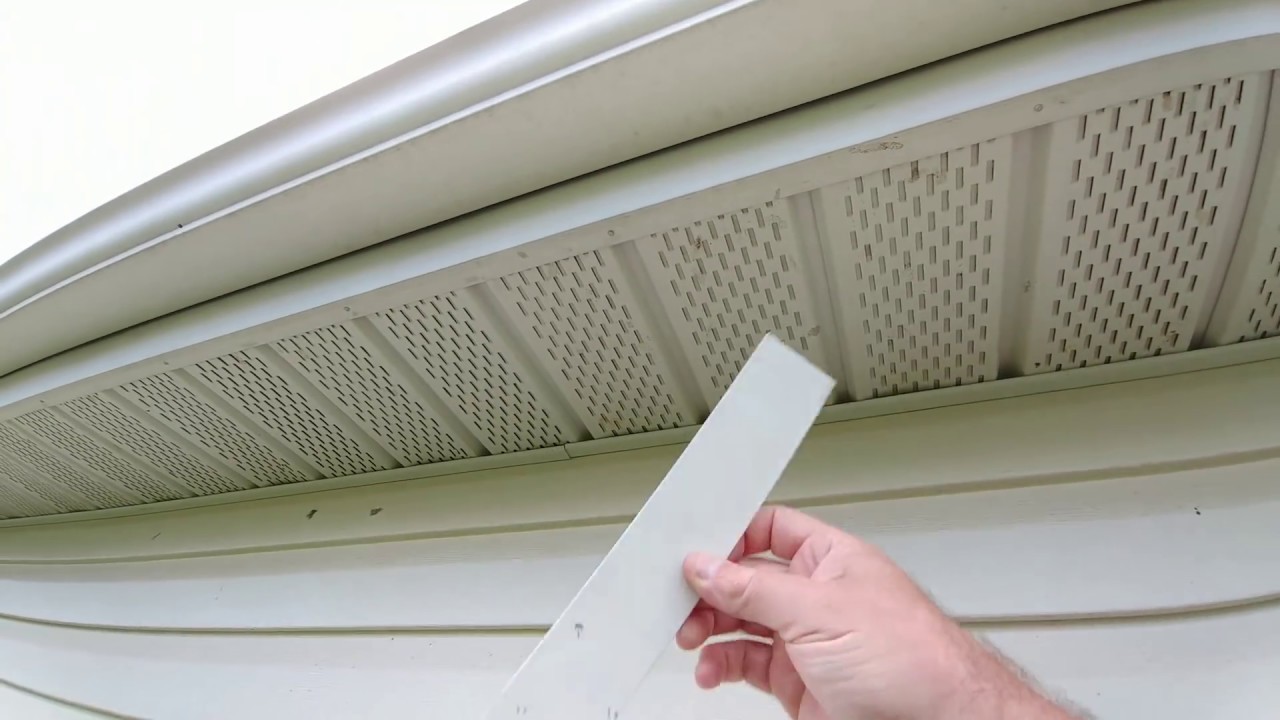 Installing security cameras under eave with vinyl soffit