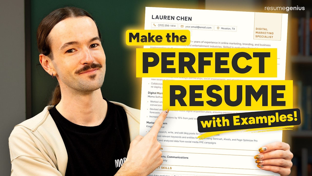 How to Make a PERFECT Resume | All Experience Levels (2026)