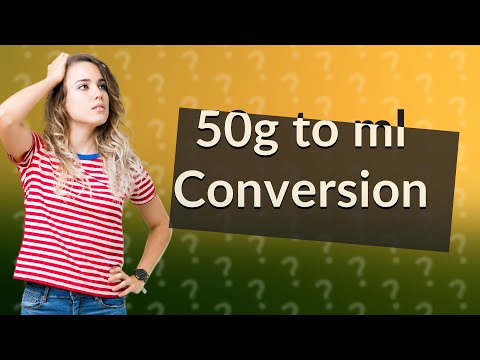 How much is 50 grams of liquid?
