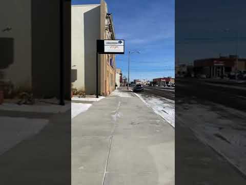 Glendive, MT Main Street time lapse winter