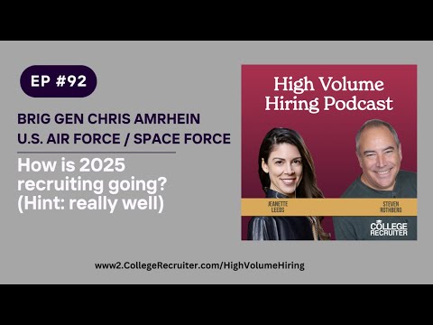 How is 2025 recruiting going for the U.S. Air Force? (Hint: really well) | ep92