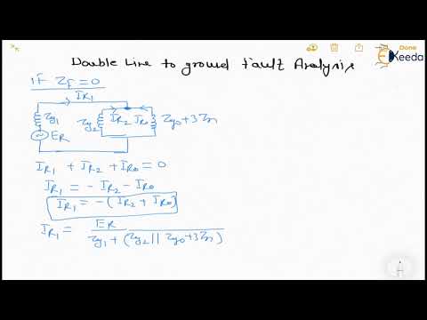 Double line to ground fault analysis Video Lecture - Power System (Video Lectures for GATE ...