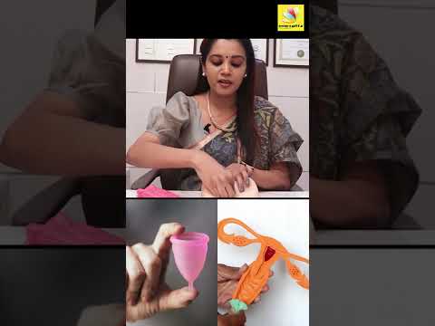 Menstrual cup-ஐ எப்படி உபயோகிப்பது.? Practical explanation | #Shorts