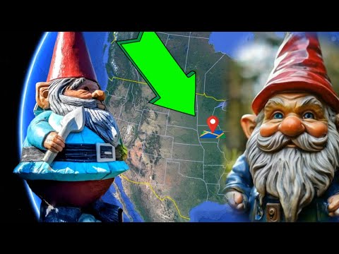 🌍🧙♂️World's largest gnome on Google Maps!
