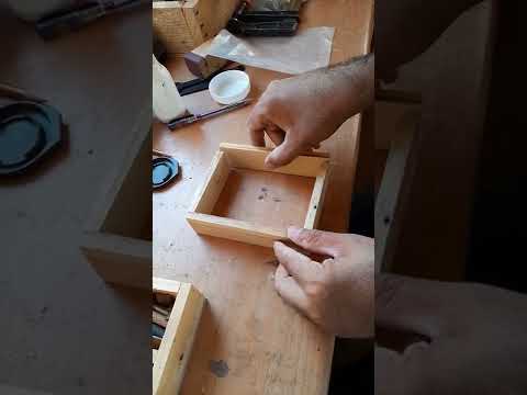 Build wooden box with pine wood