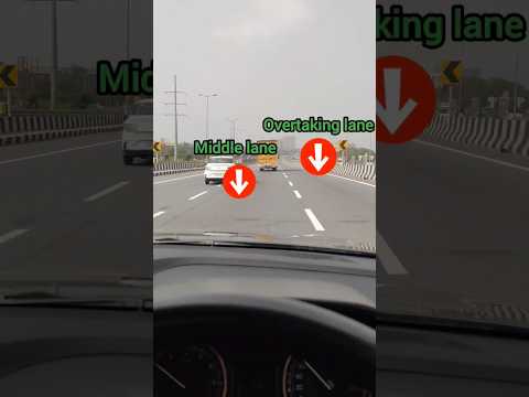 Highway Driving Tips. Choose the correct lane. #shorts #car #safetyfirst #youtubeshorts #driving
