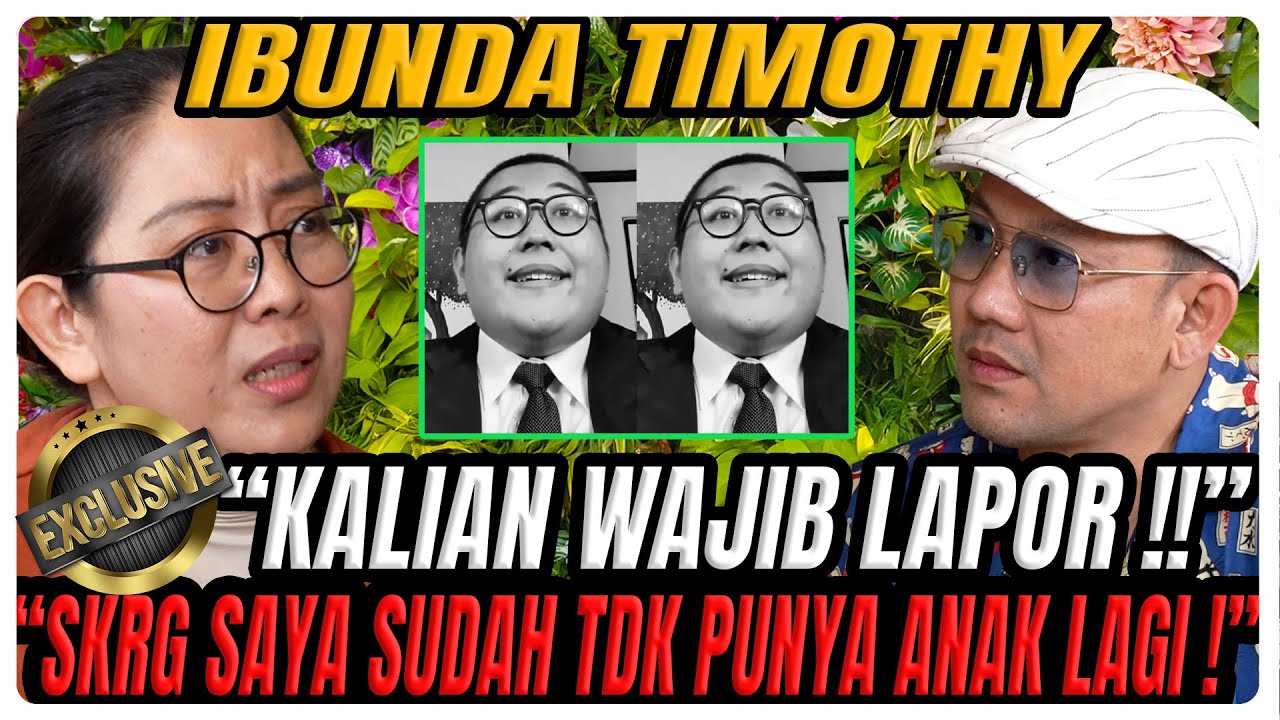 BUKAN DARI LANTAI 2 TAPI LANTAI 4‼️ IBUNDA TIMOTHY PERTAMA KALI UNGKAP KEJADIAN ANAKNYA‼️