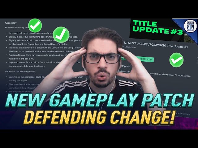 EA FC 24 Title Update 3 patch notes - Major goalkeeper improvements ...