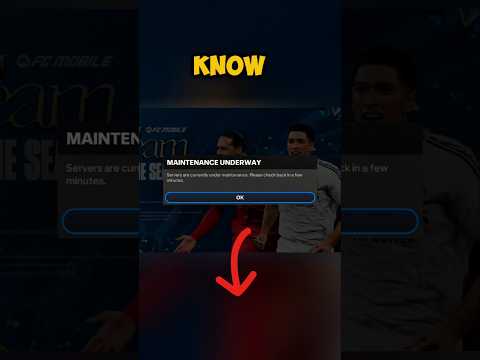 EA SERVER FC MOBILE MAINTENANCE NEW UPDATES 2025 IN FC MOBILE 25 #shorts #fcmobile #utc #updates
