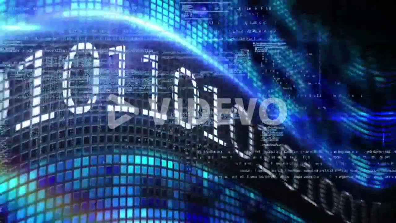 Animation of binary coding and data processing