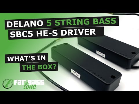 Delano SBC5 HE/S Driver 5 String Dual Coil Bass Pickup Set | Reverb