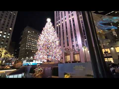 Rockefeller Center Christmas Tree 2023 | Un Minuto en Nueva York Podcast